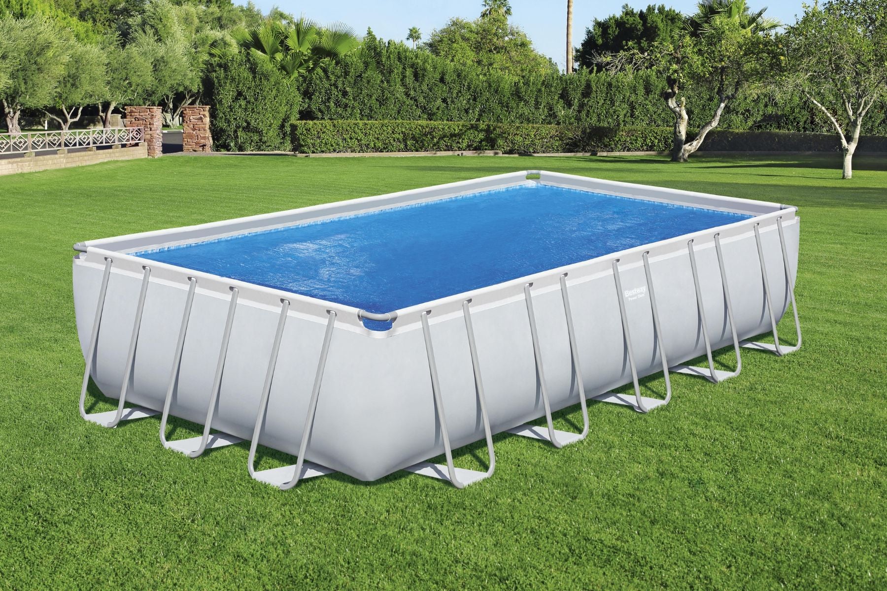24ft Solar Pool Cover For Power Steel Above Ground Pools - Bestway Store
