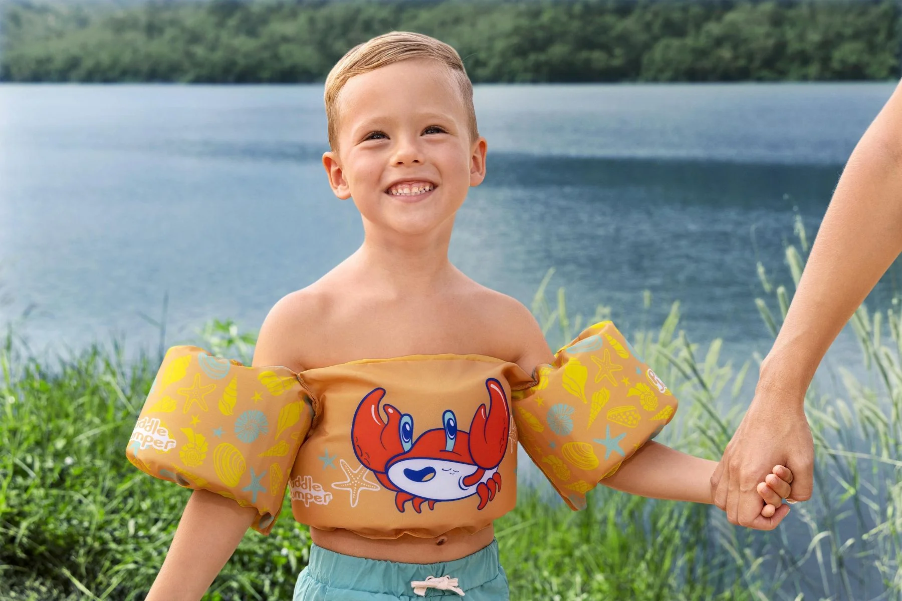 Kids Puddle Jumper Swim Vest With Armbands â Crab - Bestway Store UK